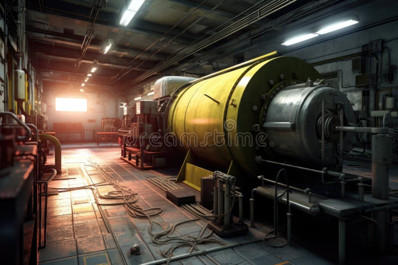 Particle Accelerator Maintenance Equipment Stock Illustration ...