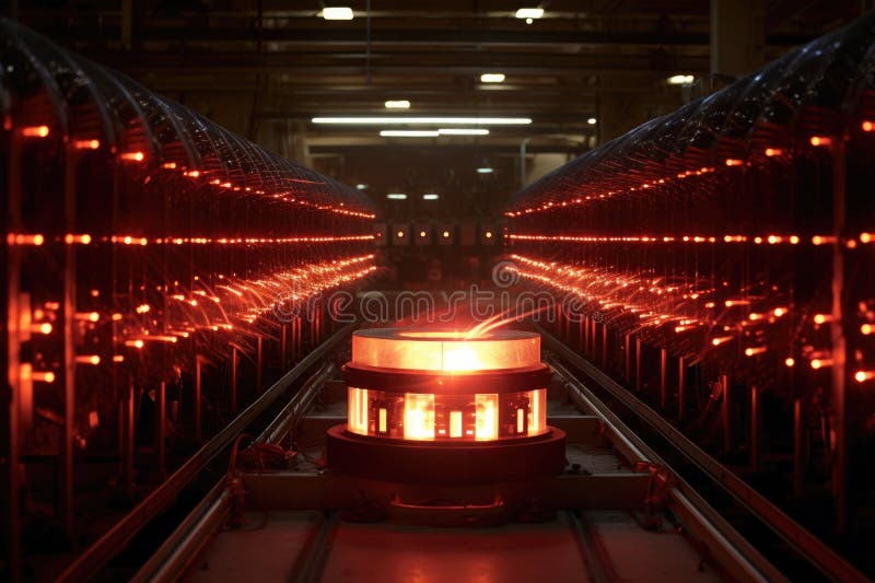 Particle Accelerators Beam Guidance System Stock Illustration ...