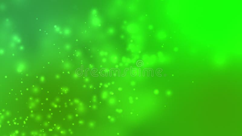 Particle Animation on Emerald Green Background Stock Video - Video of ...