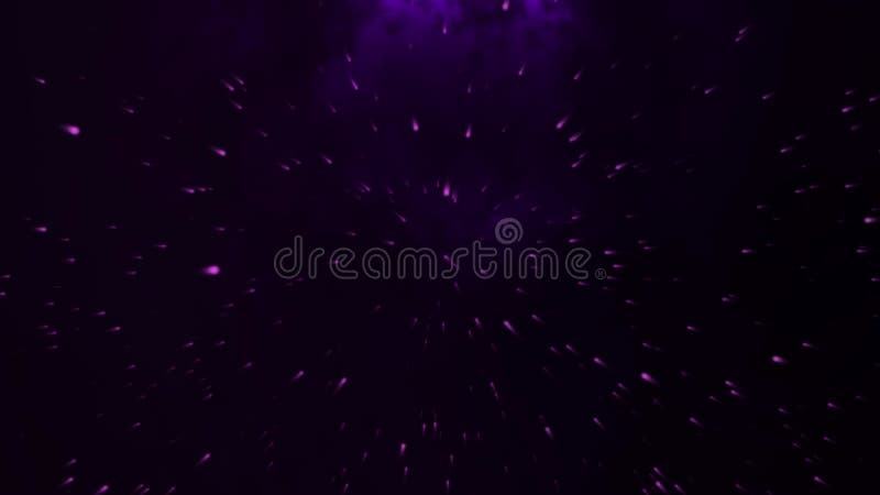 Particle Background Pink, Falling Particles, Dark Space Stock Video ...