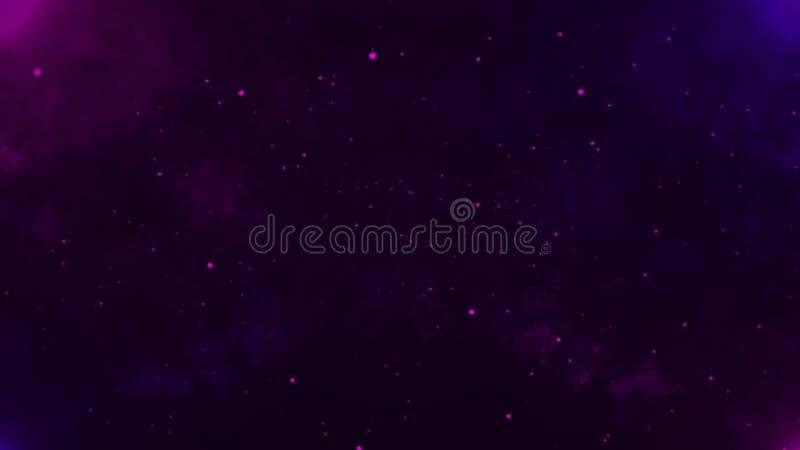 Particle Background Pink, Falling Particles, Dark Space Stock Video ...