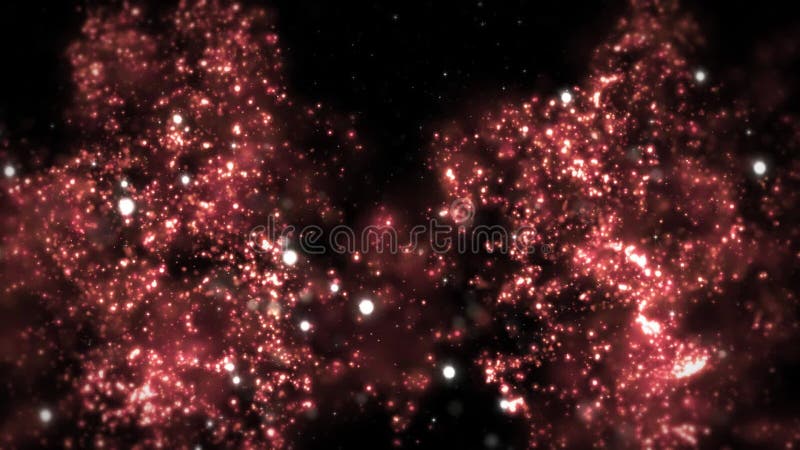 Particle Background, Red Particles, Particle Explosion Stock Video ...