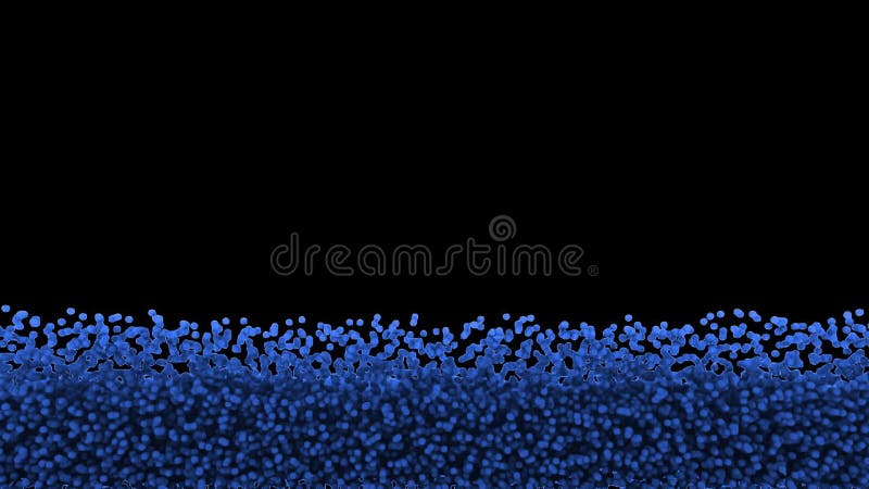 Particle-based 3D Fluid Simulation. Fluid Collision. Alpha Channel Included. Particle Flow ...