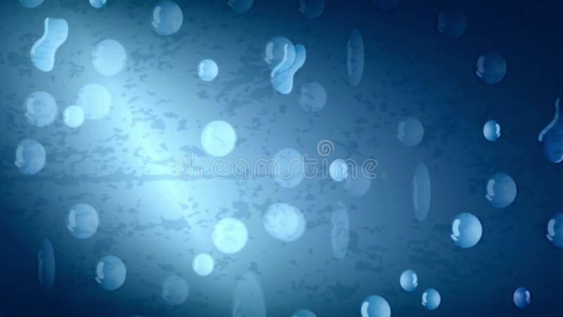 Particle Blue Beautiful Glowing Bokeh Background Loop. Blur. Stock ...