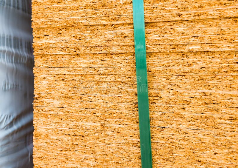 Particle Board Wood at Construction Site Stock Photo - Image of ...