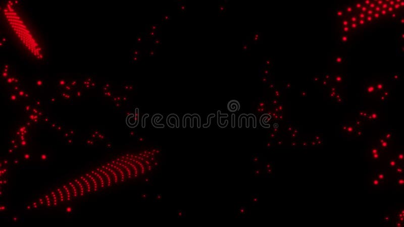 Particle Diffusion Scattering Loop Animation Motion Graphics Stock ...
