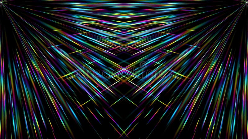 Particle Floor with Multicolored Lens Flare: Dreamy Abstract Design ...