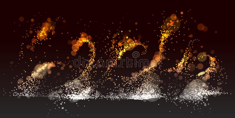 Particle Flow Array Colorful Vector Abstract Background, Life Forms Bio ...