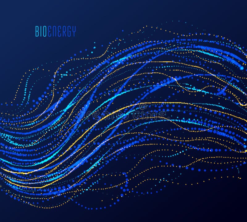 Array of Colorful Particles AI or Big Data Concept 3D Render Stock ...