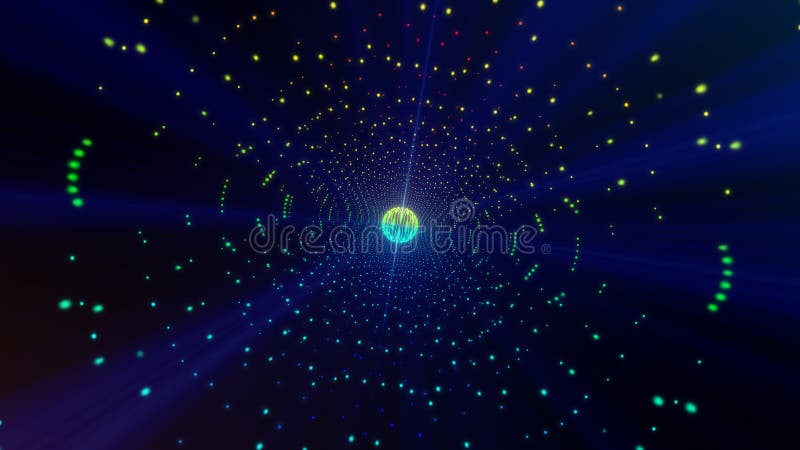 Particle Geometry Planet, Abstract Particles Background Stock ...