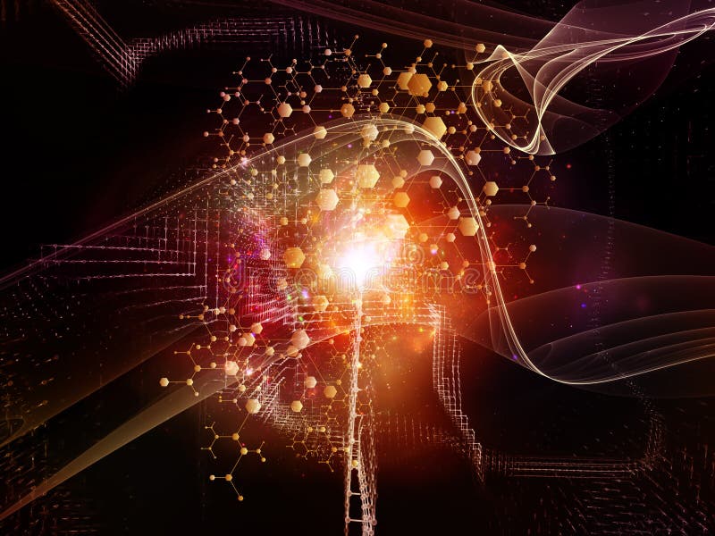 Particle Grid stock photo. Image of education, connection - 223224646