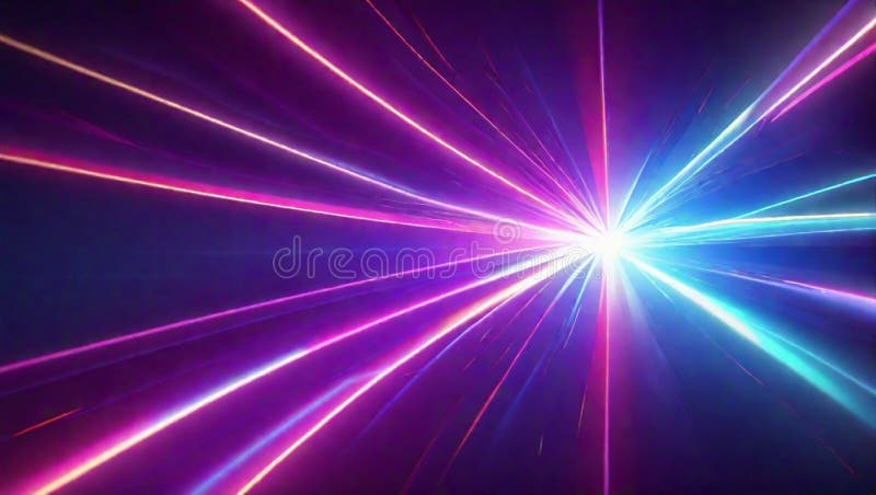 Particle Laser Light Color Ray Render Stock Photo - Image of light ...