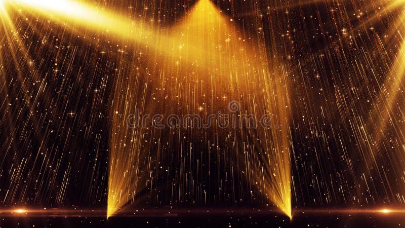 Particle Light Cool and Beautiful Awards Stage Background Stock Video ...