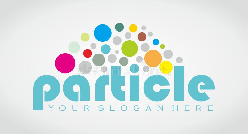 Particle Logo stock vector. Illustration of logo, freah - 85908804