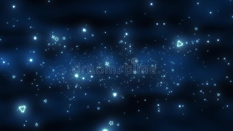 Particle in the Outer Space Stock Footage - Video of light, neon: 68531074