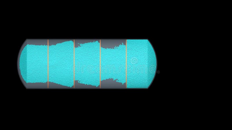 Particle Simulation Science Engineering - Tank Truck with Ring Stock ...