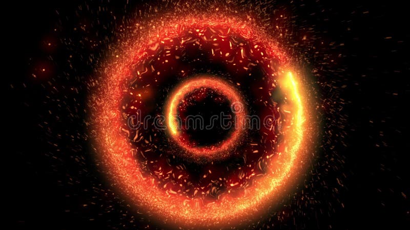Particle Spark Circle Spiral Motion Effect Stock Footage - Video of ...
