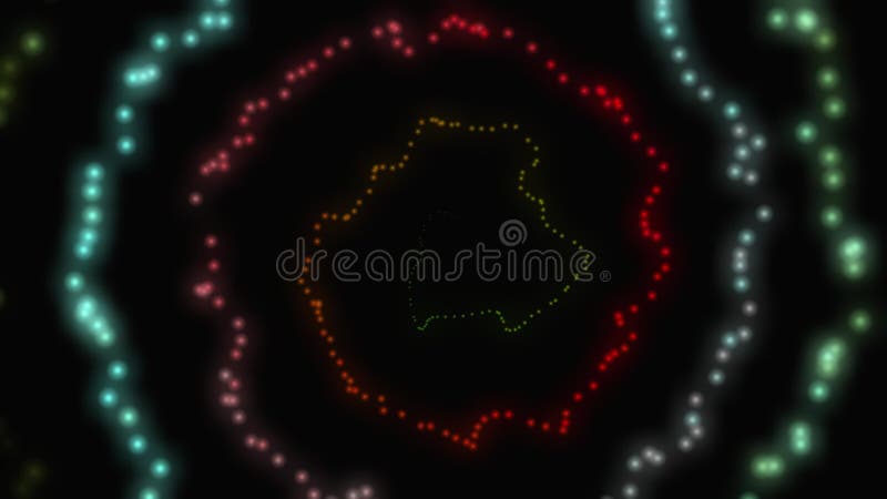 Particle Spread in Gradient Color Glow Animation Stock Footage - Video ...