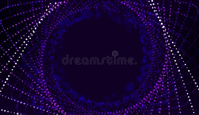 Cyber Stream on Dark Background. Motion Vector Illustration ...