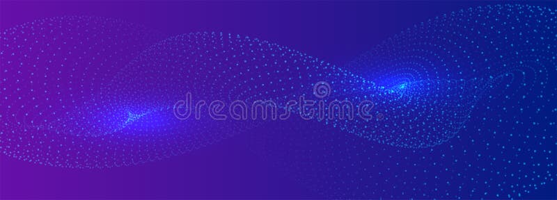 Particle Style Futuristic Web Techno Wallpaper for Data Visualization ...