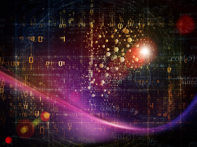 Particle Technologies stock illustration. Illustration of arrangement ...