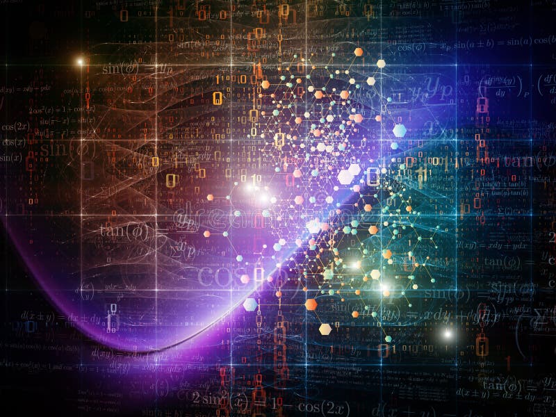 Particle Technologies stock illustration. Illustration of element ...