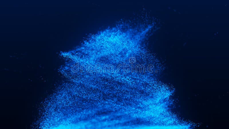 Particle Tornado, Motion Background. Abstract Background with Connecting Dots. Vortex Stock ...