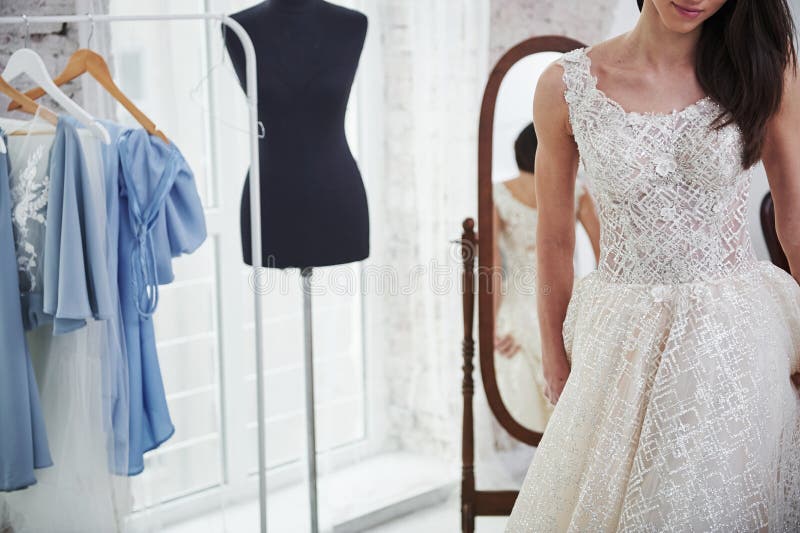 Particle View. the Process of Fitting the Dress in the Studio of Hand ...