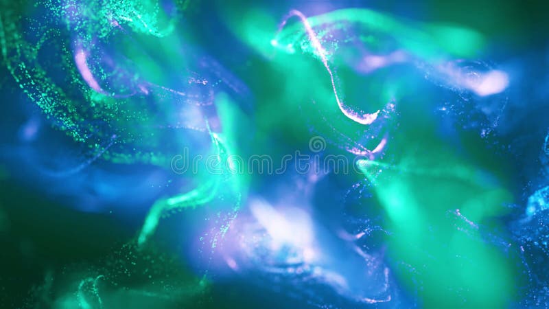 Particle Wave Background Animation Flowing Energy Field in Motion Stock ...