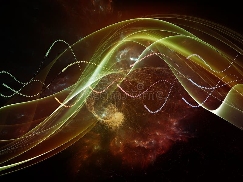 Wave Propagation Vector Illustration Isolated On White Background. Logo ...