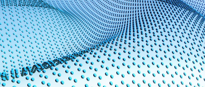 Particle waves stock illustration. Illustration of duality - 59468059