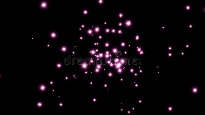 Paticular Background Effect.Particles Abstract Light Motion Titles ...