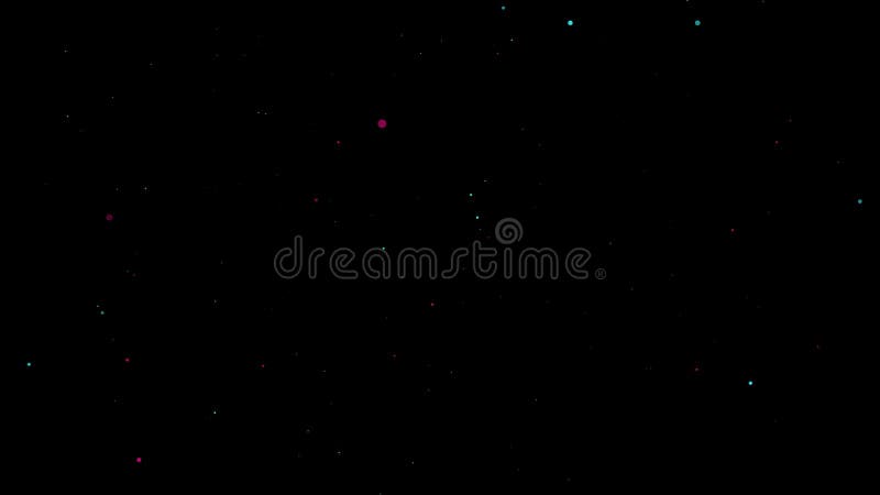 Particles on Black Background.Shiny Particles Loop Animation Stock ...
