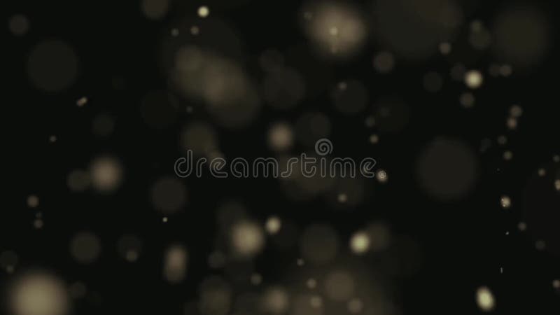 Particles Bokeh Glitter Awards Dust Abstract Background Loop Stock ...
