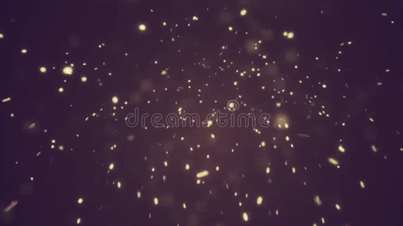 Particles Bokeh Glitter Awards Dust Abstract Background Loop Stock ...