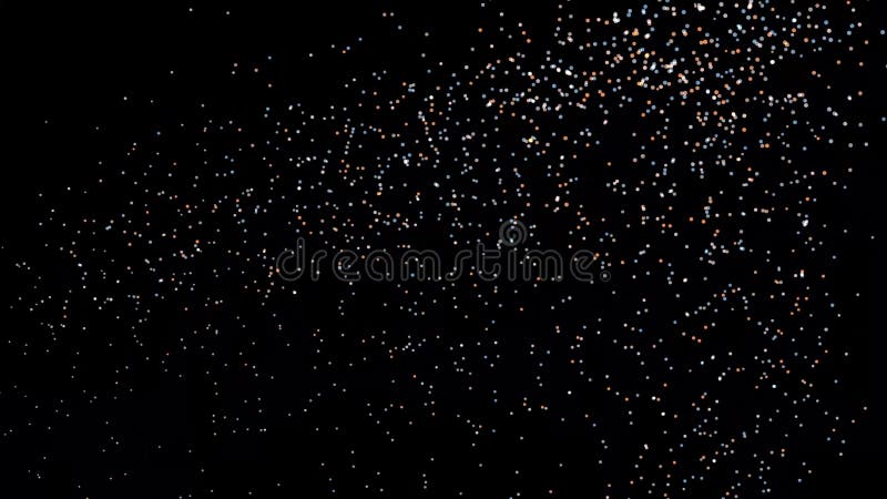 Particles Burst Motion Graphics with Night Background Stock Footage ...