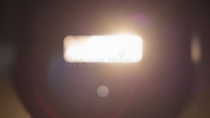 Particles of Dust Floating in a Sunlight Ray Creating Lens Flares Stock ...
