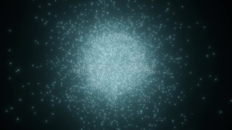 Particles Explode in Black Space Concept Stock Video - Video of speed ...