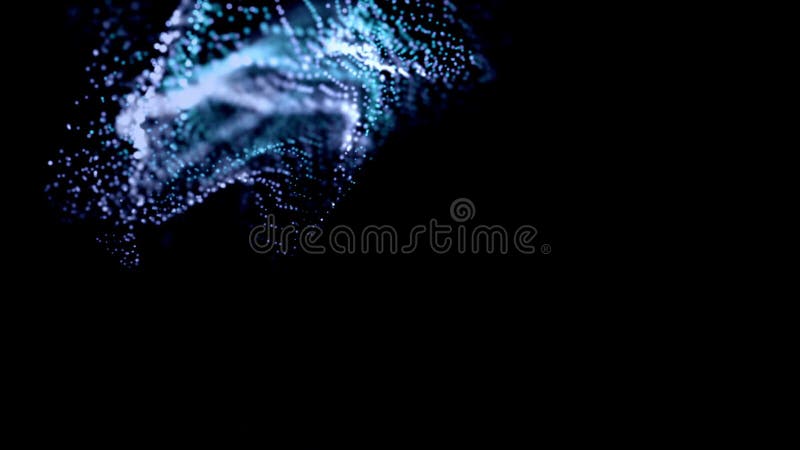 Particles flow motion stock video footage. Video of astronomy - 37981682