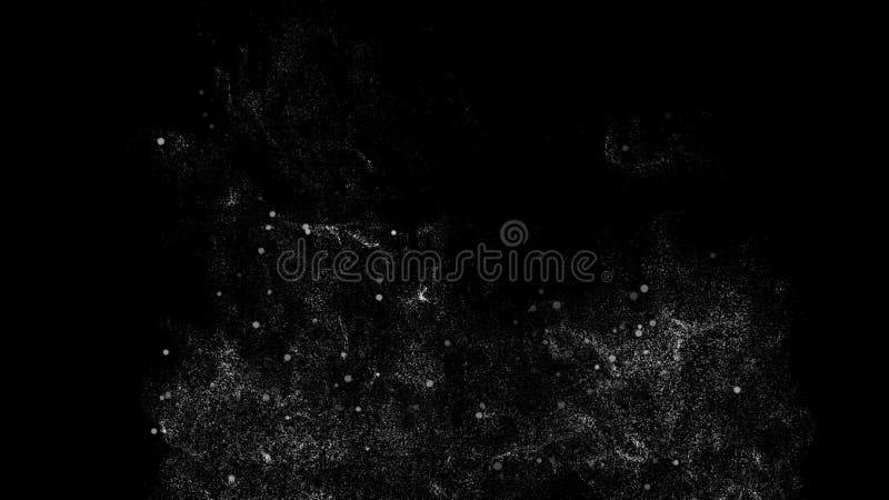 Particles. Flowing Particles. Dust Particles. Transparent Background ...