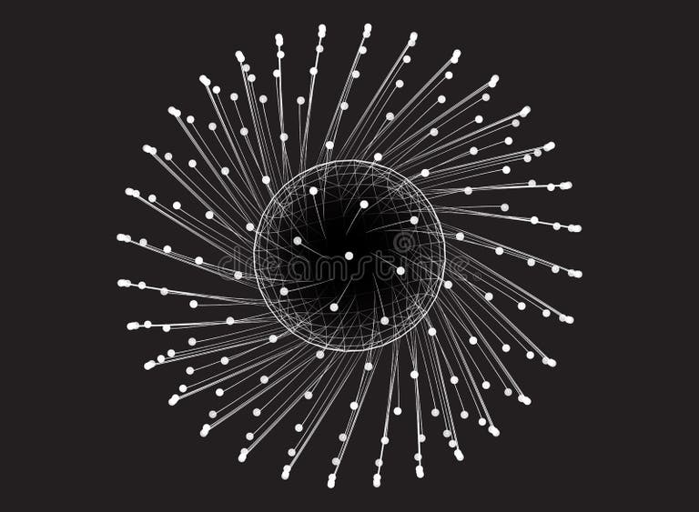 Surrounding Particles Stock Illustrations – 335 Surrounding Particles ...
