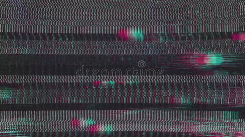 Particles Glitch Background Animation. Animation on Black Background ...