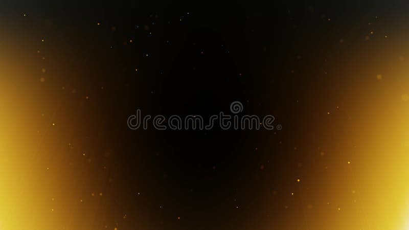 Particles Gold with Rays Light Background Looped Stock Video - Video of ...
