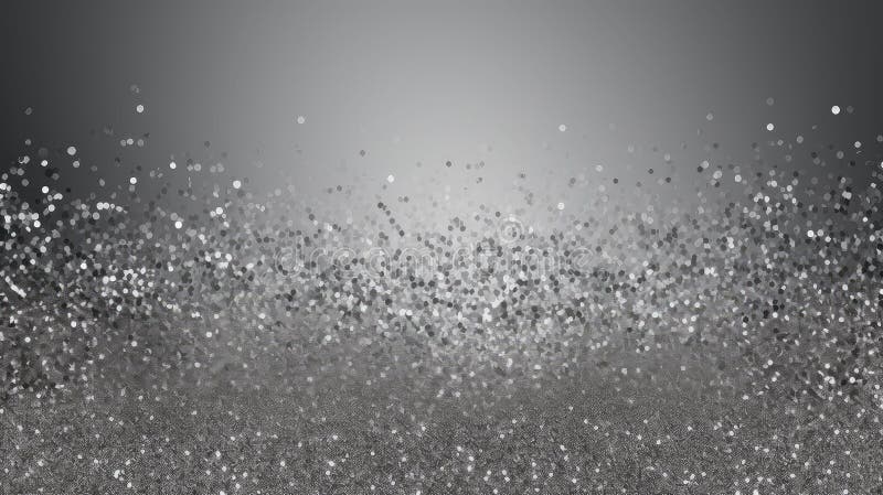 Particles Gray Glitter Background Stock Illustration - Illustration of ...