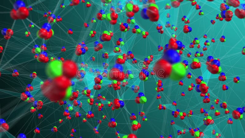 Particles Moving in Space in the Form of Models of Atoms Interconnected ...