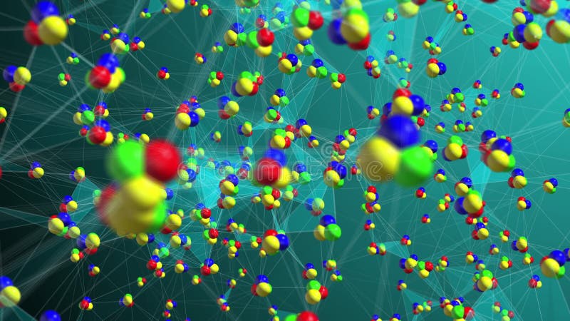 Particles Moving in Space in the Form of Models of Atoms Interconnected ...