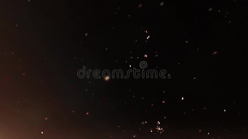 Particles and Sparks Background 4K Loop Stock Footage - Video of black ...