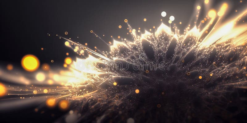 Particles Splash Abstract Background Stock Illustration - Illustration ...