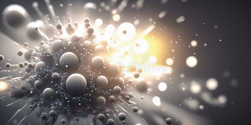 Particles Splash Abstract Background Stock Illustration - Illustration ...