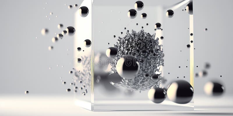Particles Splash Abstract Background Stock Illustration - Illustration ...